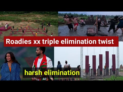 Nisha and harsh both elimination | Roadies xx triple elimination twist ...