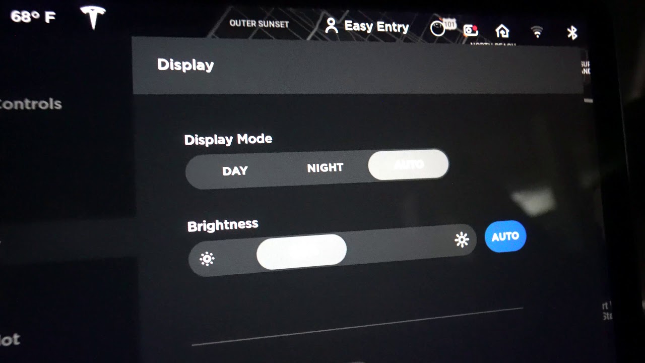 Auto display brightness issue? Looking at Tesla firmware 20.2.1 - YouTube