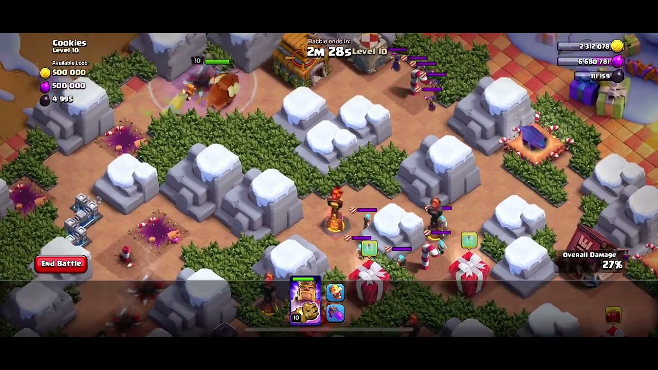 Clash of clans | Controllable Heroes: Cookie Chaos! | level 9 and 10 ...