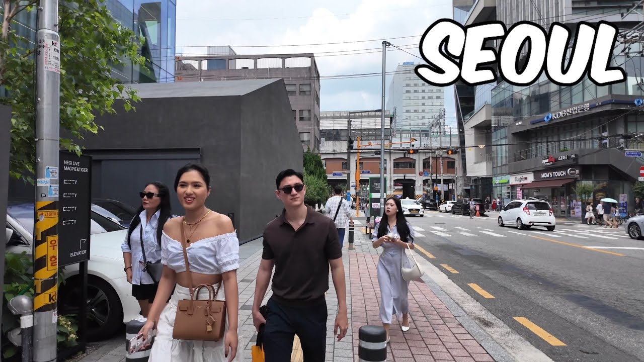 Seongsu-dong Cafe Street Walking Tour. Seoul City Korea 4k City Tour ...