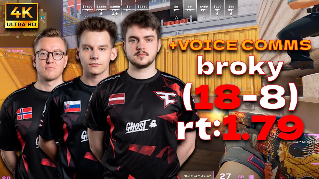broky (18-8) rt:1.79 w/Frozen/rain +VOICE COMMS l EU FACEIT RANKED (vertigo) | #cs2 #pov - YouTube