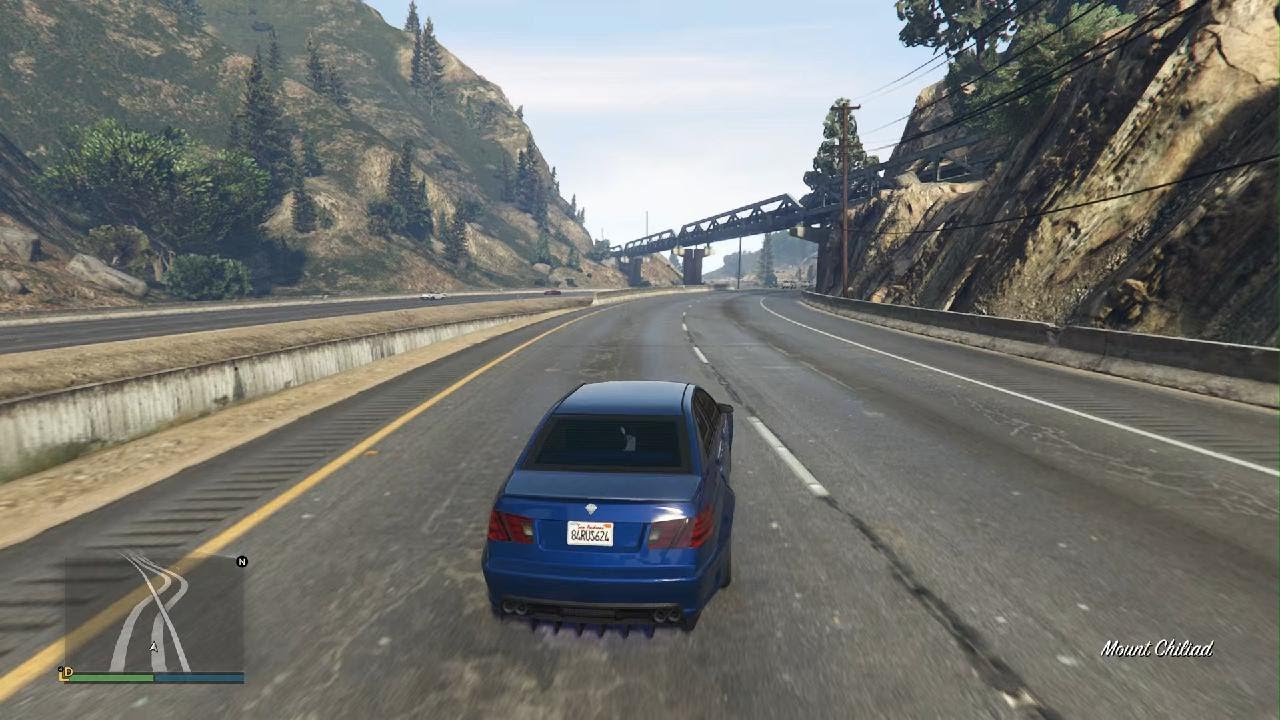 Letting the beautiful aggressive Mercedes engine flow through nature ...