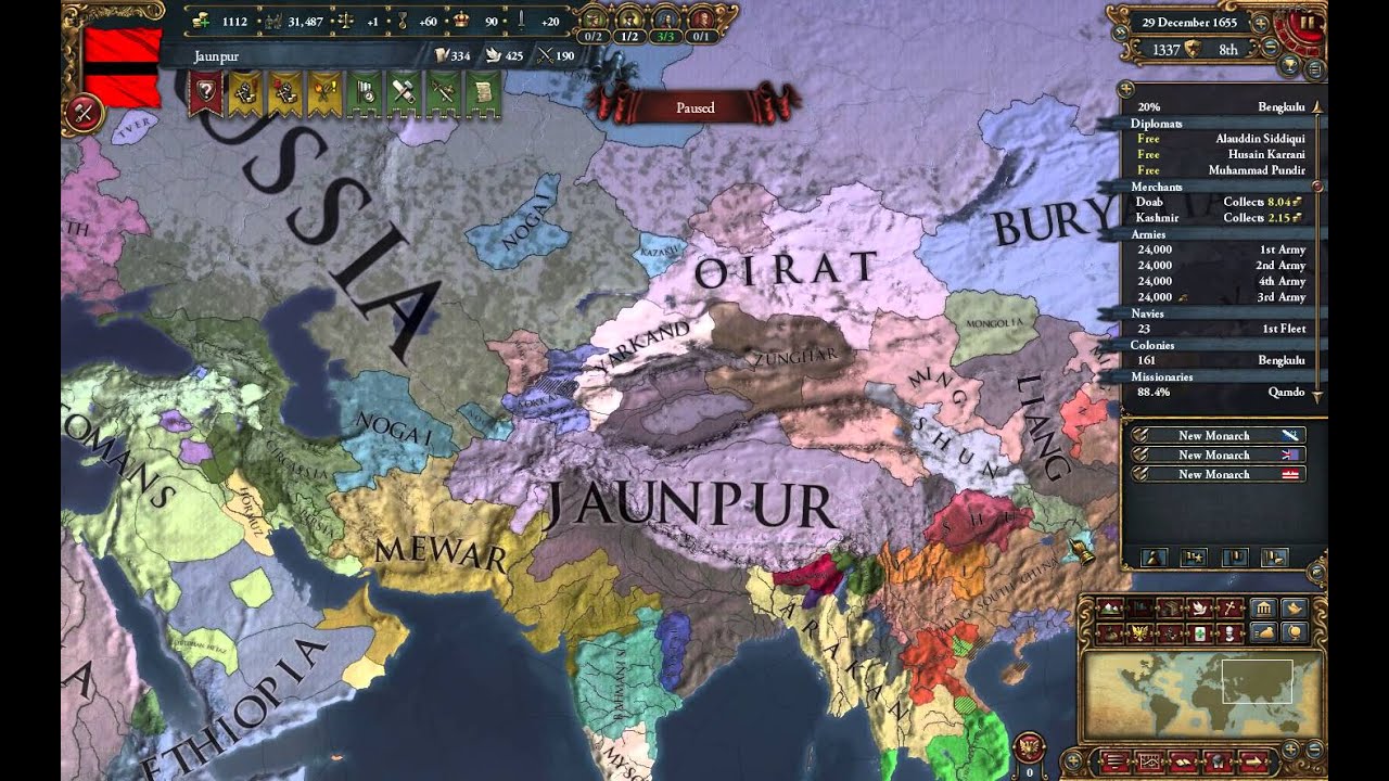 eu4 cossacks-jaunpur12 - YouTube