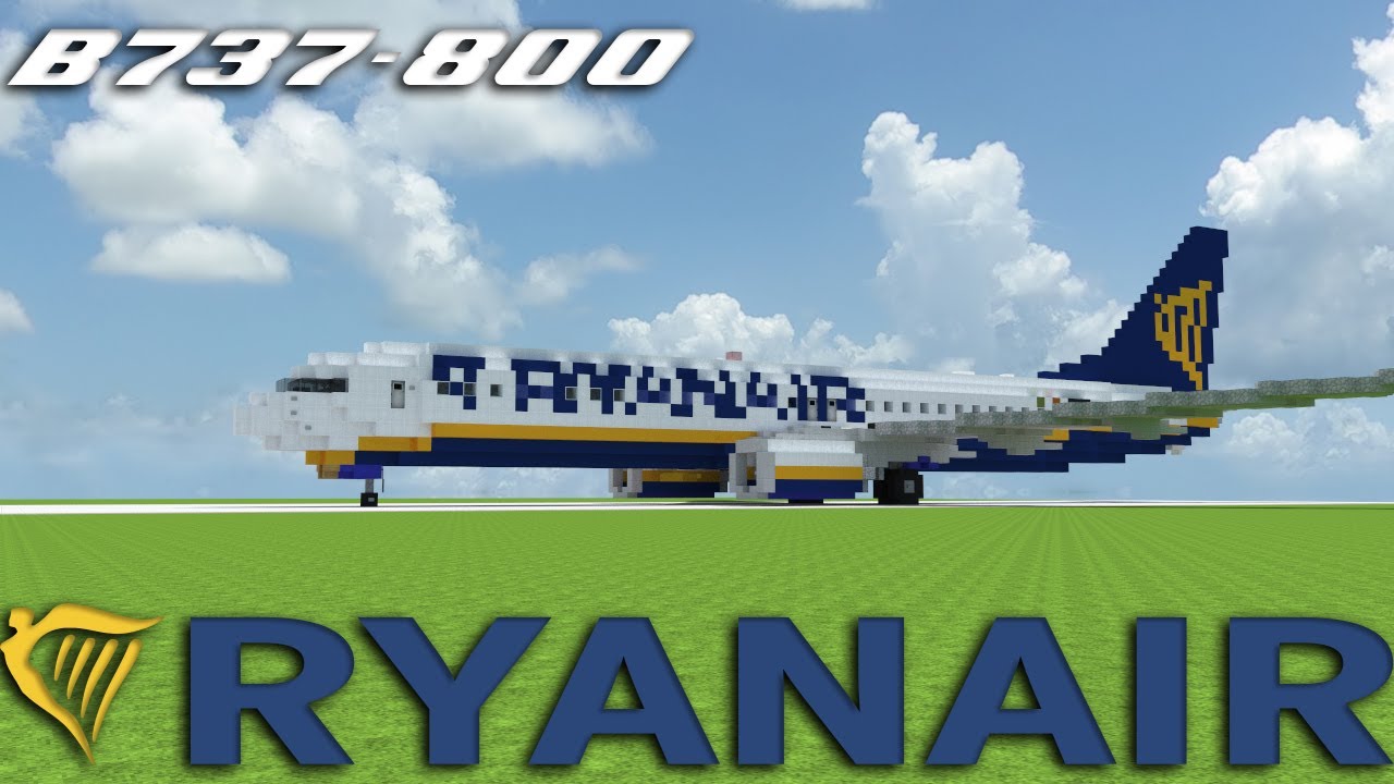 Ryanair B737-800 | Livery of the Week #9 | Minecraft - YouTube