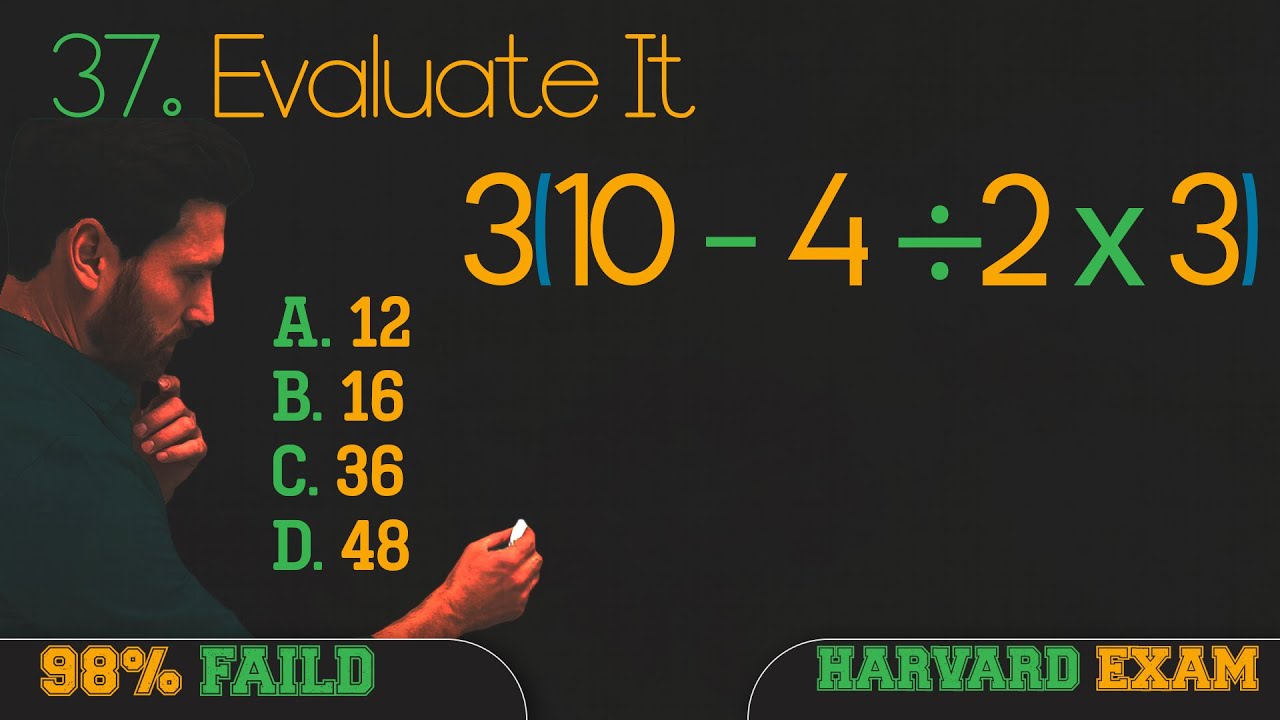 Can you solve this Harvard Entrance Exam Math Challenge - YouTube
