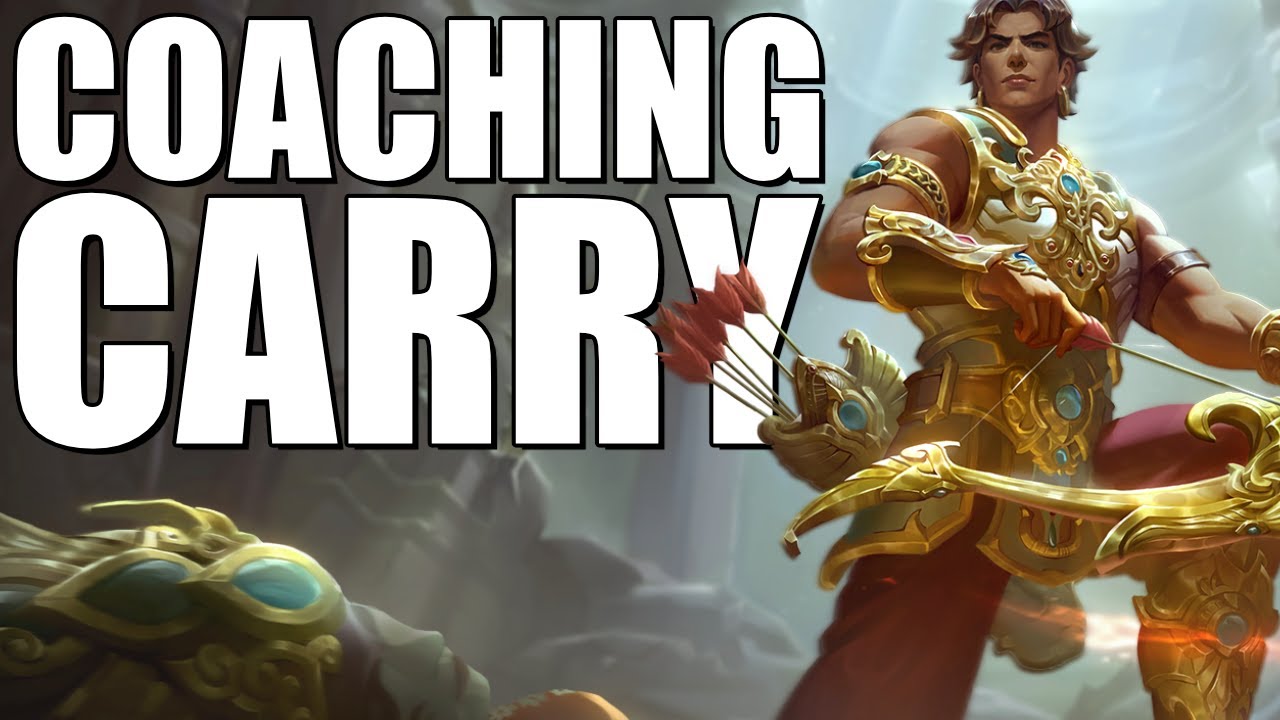 TEACHING HOW TO PLAY CARRY IN DUO LANE! - YouTube