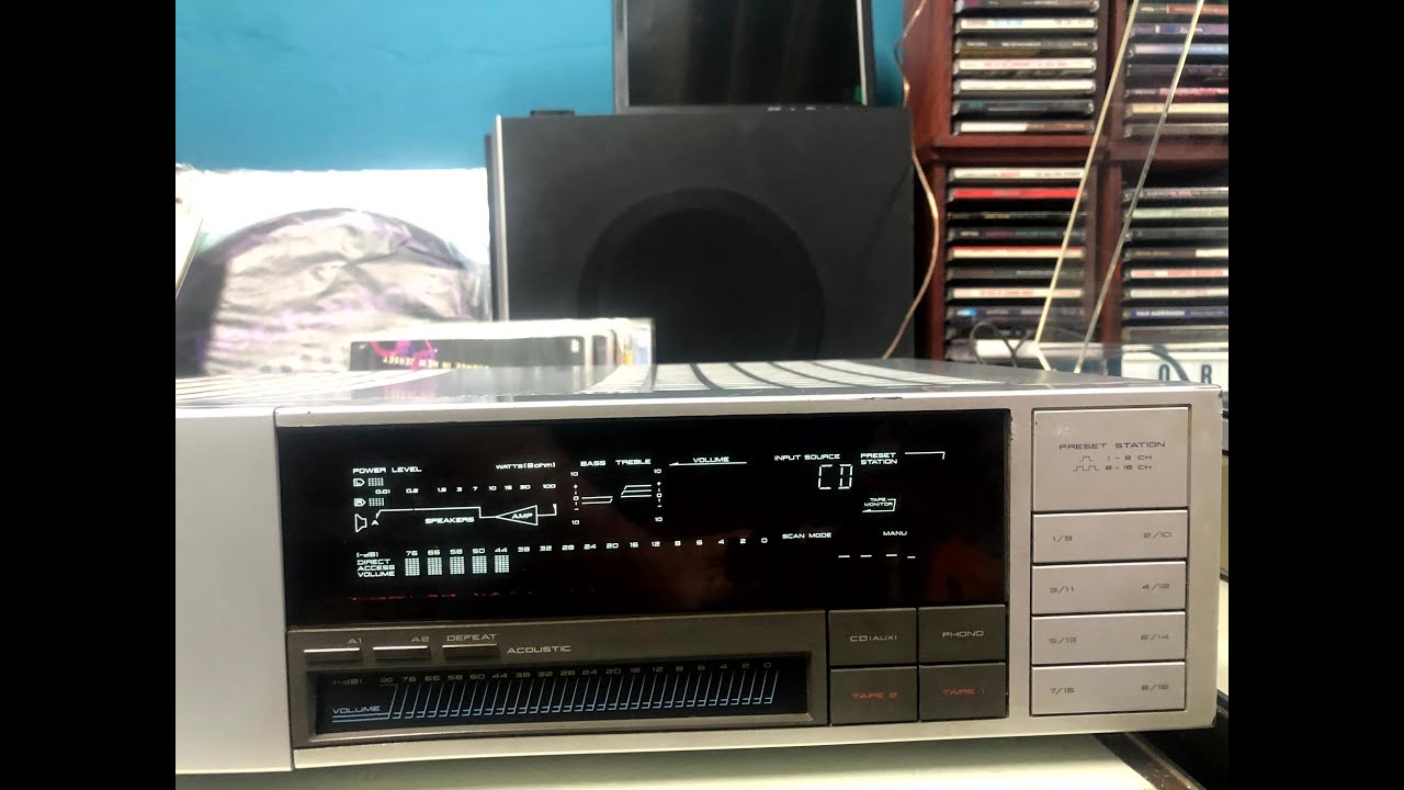 O Rei do Som - Receiver Akai AA-A35 - YouTube