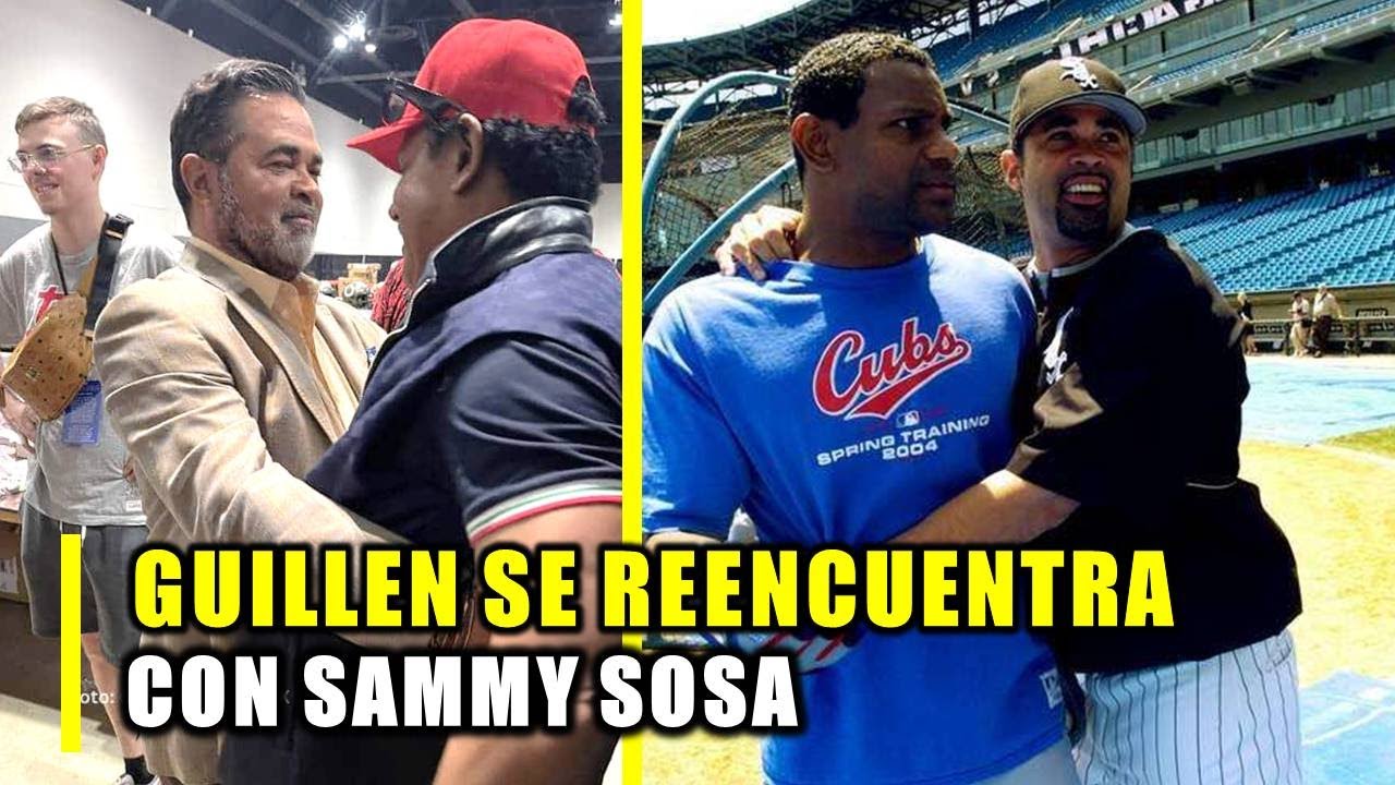 ASI FUE EL EPICO MOMENTO DEL REENCUENTRO DE SAMMY SOSA Y OZZIE GUILLEN ...