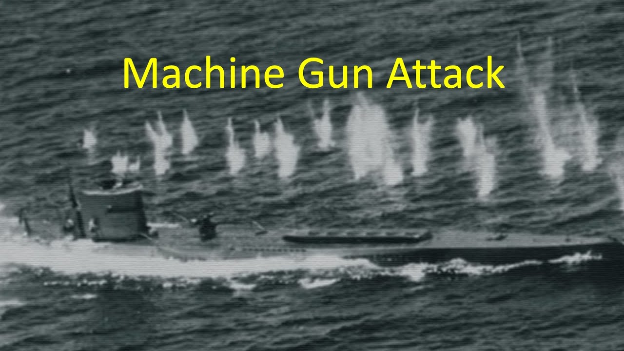 Can a machine gun sink a WWII submarine? - YouTube