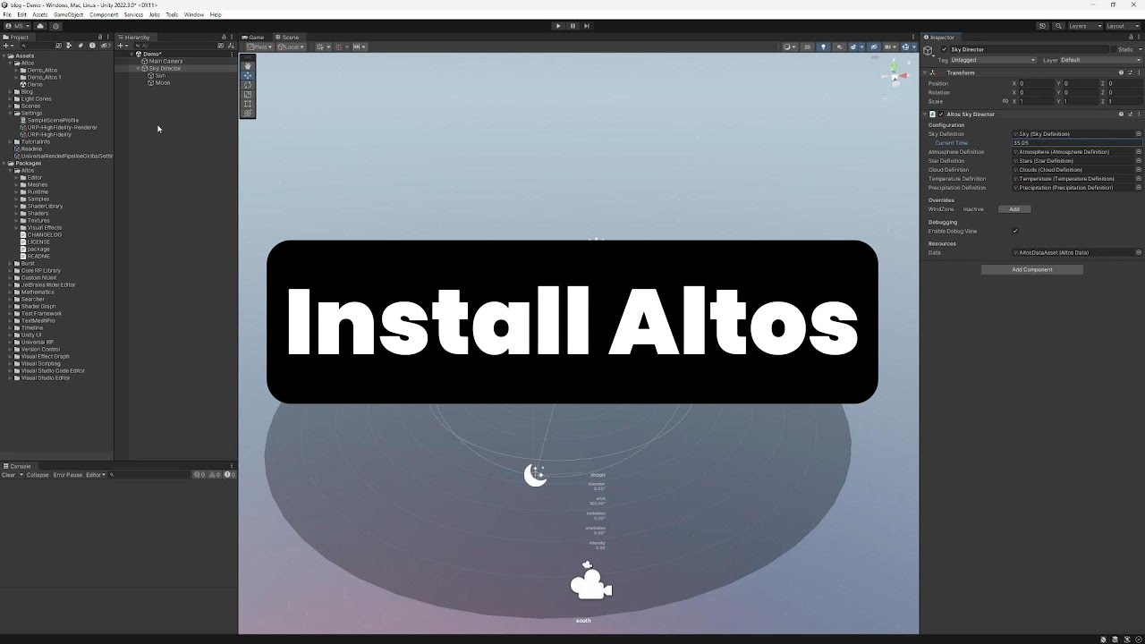 [Unity URP] How to install Altos - YouTube