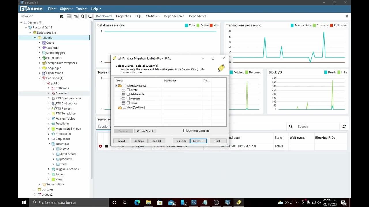 Migración de una base de datos PostgreSQL a MySQL - YouTube