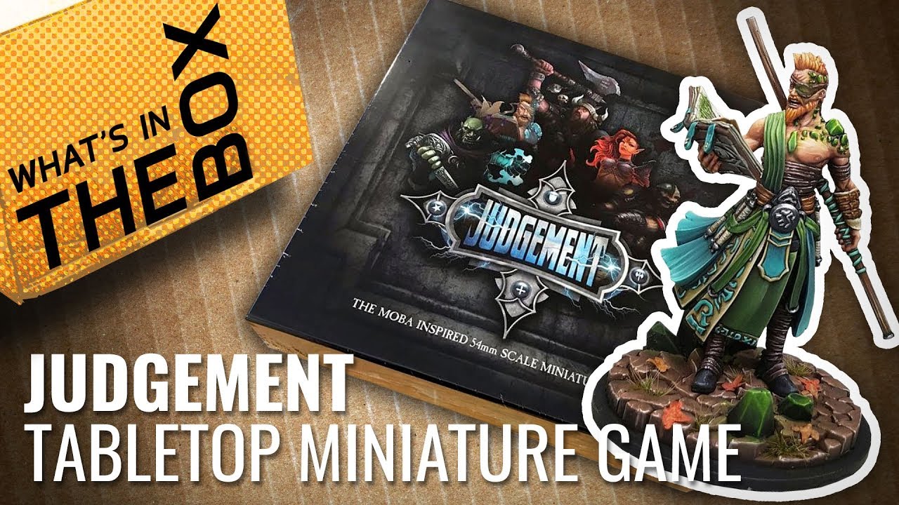 Unboxing: Judgement - Tabletop Miniatures Game - YouTube