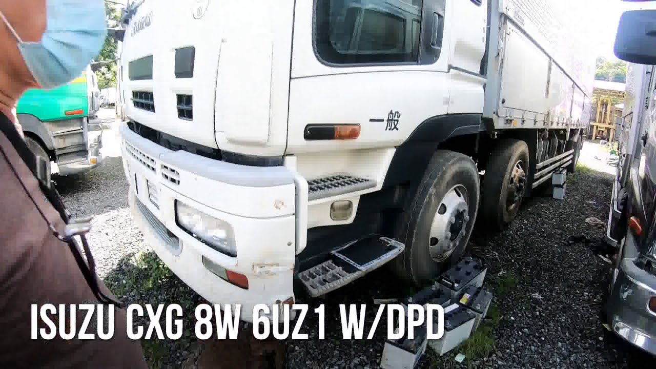 𝓣𝓻𝓾𝓬𝓴 𝓗𝓾𝓷𝓽𝓮𝓻 - Isuzu Giga 8 Wheeler Wing Van 6UZ1 at Subic - YouTube