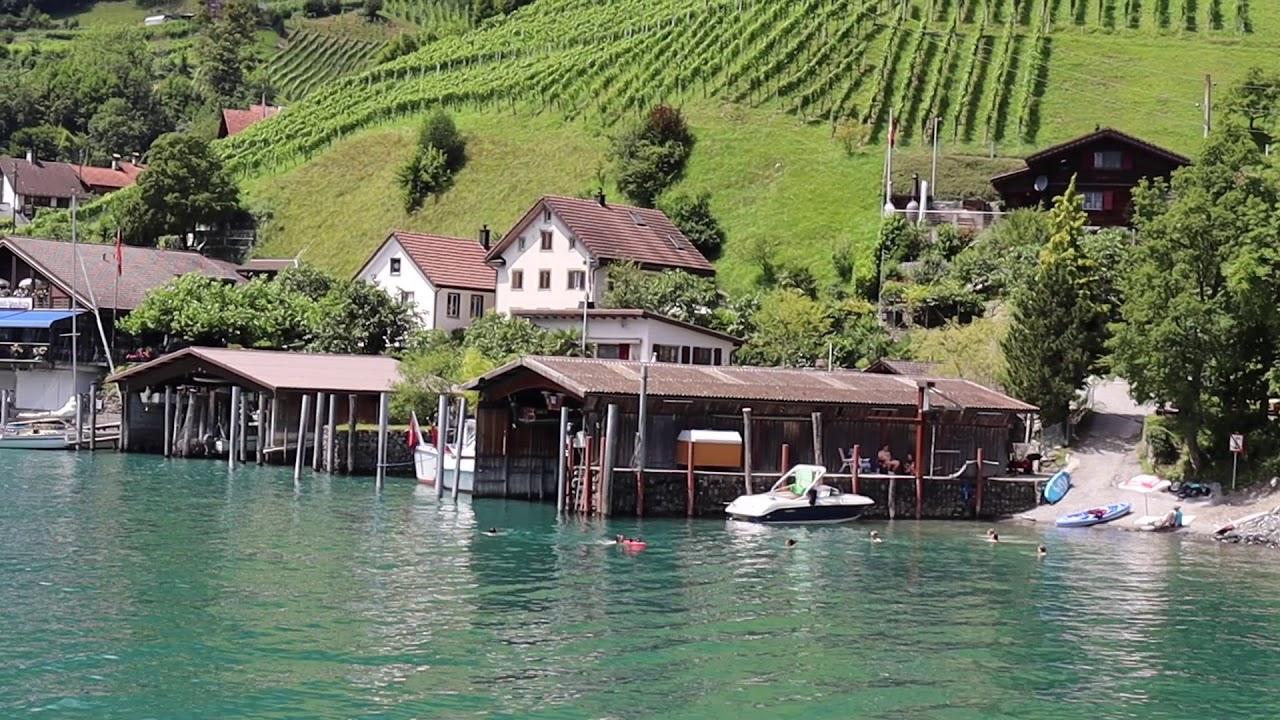 Boat trip Walensee to Weesen - YouTube