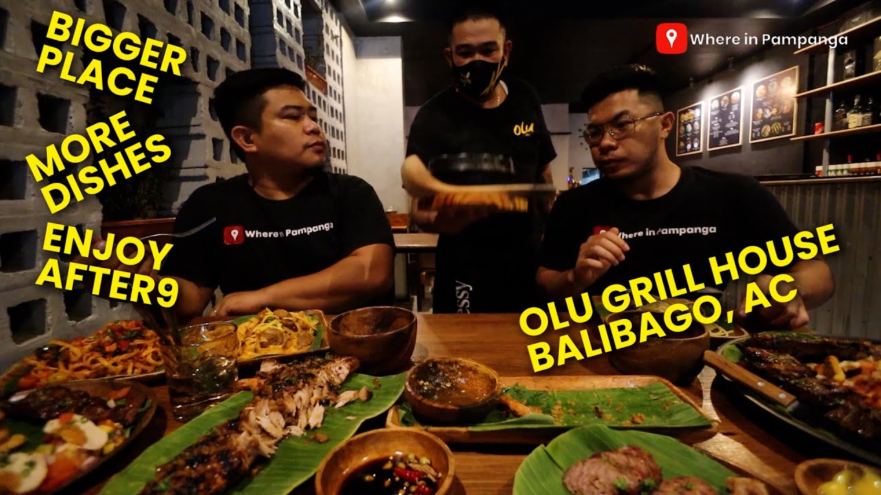 OLU Grill House - The "No Fail" resto in Balibago - YouTube