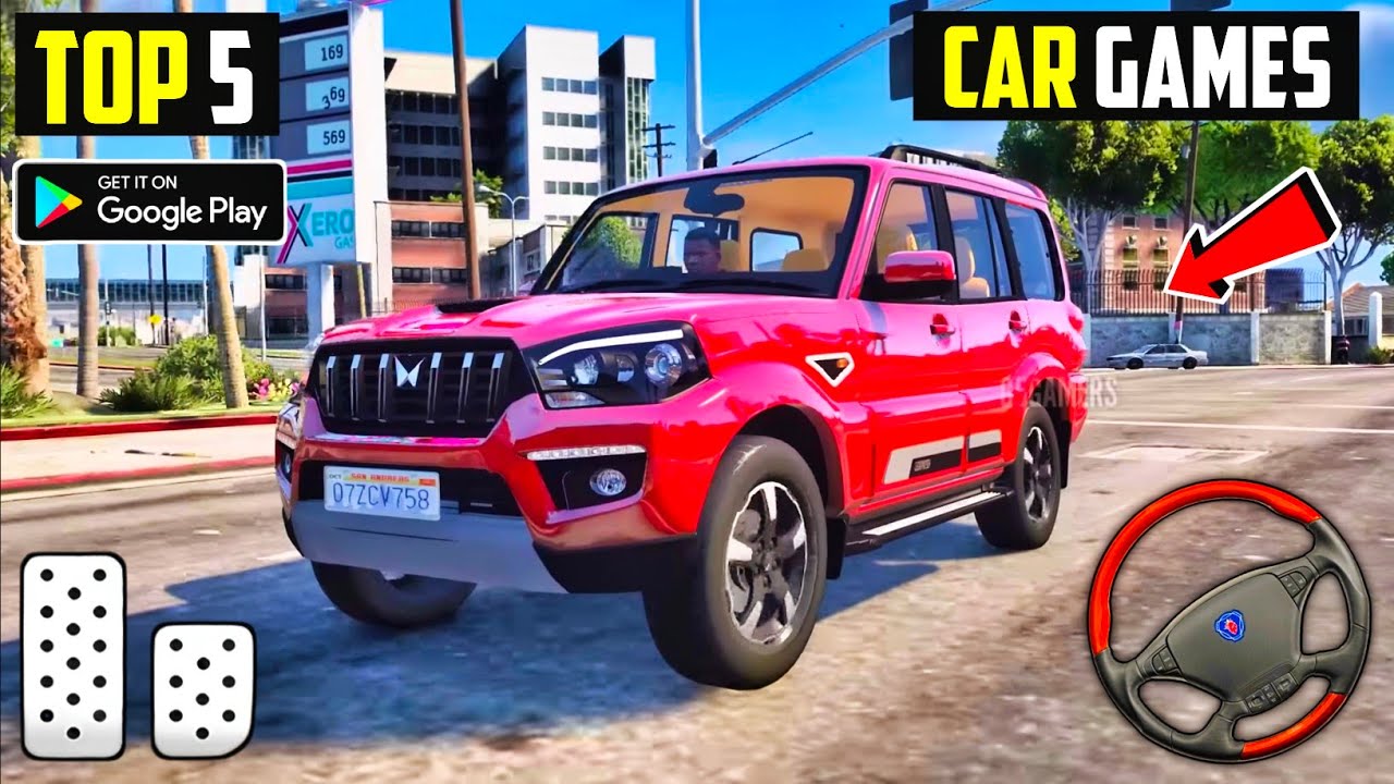 Top 5 open world car driving games 🚗🎁 | Best open world car games for ...