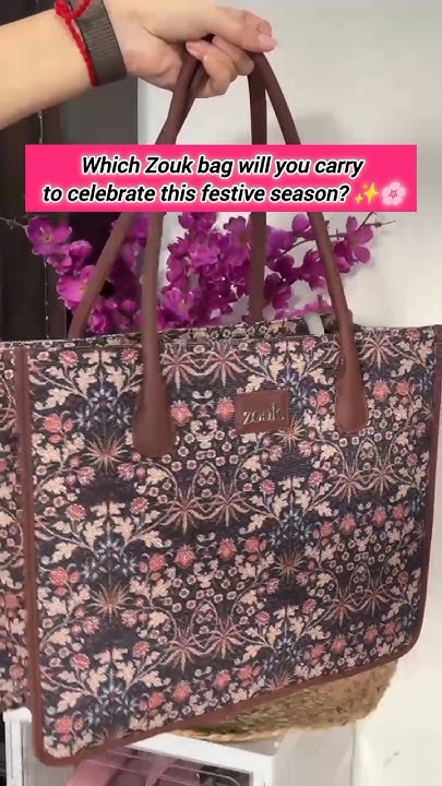 ZOUK BAGS | FOR FESTIVE SEASON 💥 #zouk #zoukbags #zoukonline #crueltyfree #handbags #vegan - YouTube