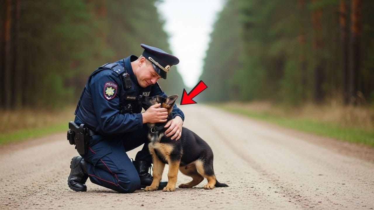 A Puppy Chased the Officer for Blocks — His Secret Made the Cop Cry ...