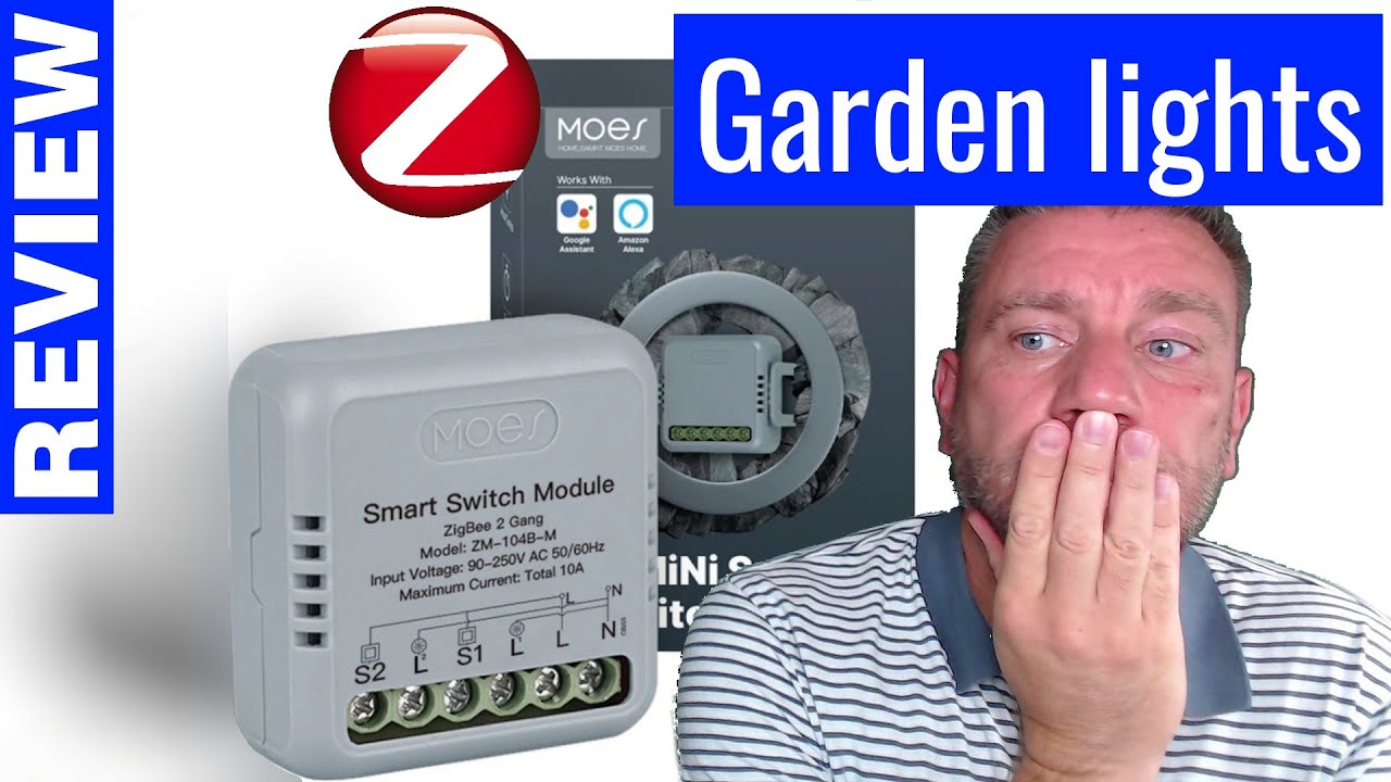 Tiny 4 channel zigbee switch for small loads - YouTube