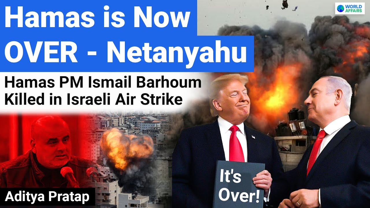 Hamas Leader Ismail Barhoum Killed in IDF's Gaza Strike | Israel Gaza ...