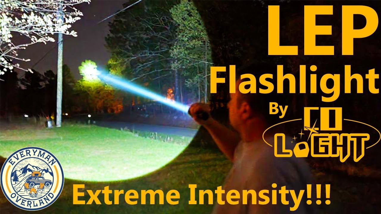 This CoLight LEP flashlight will blow you away!!! - YouTube
