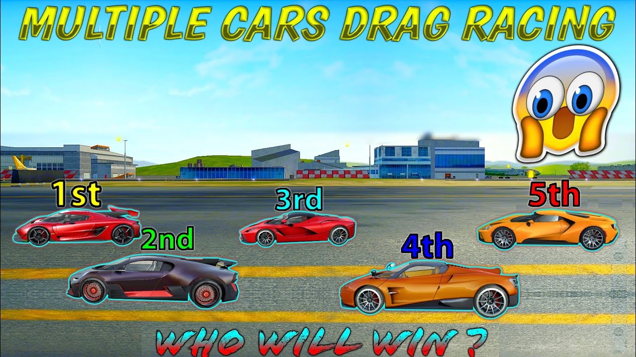 Multiple Cars Drag Racing - Extreme Car Driving Simulator 2023 - Car ...