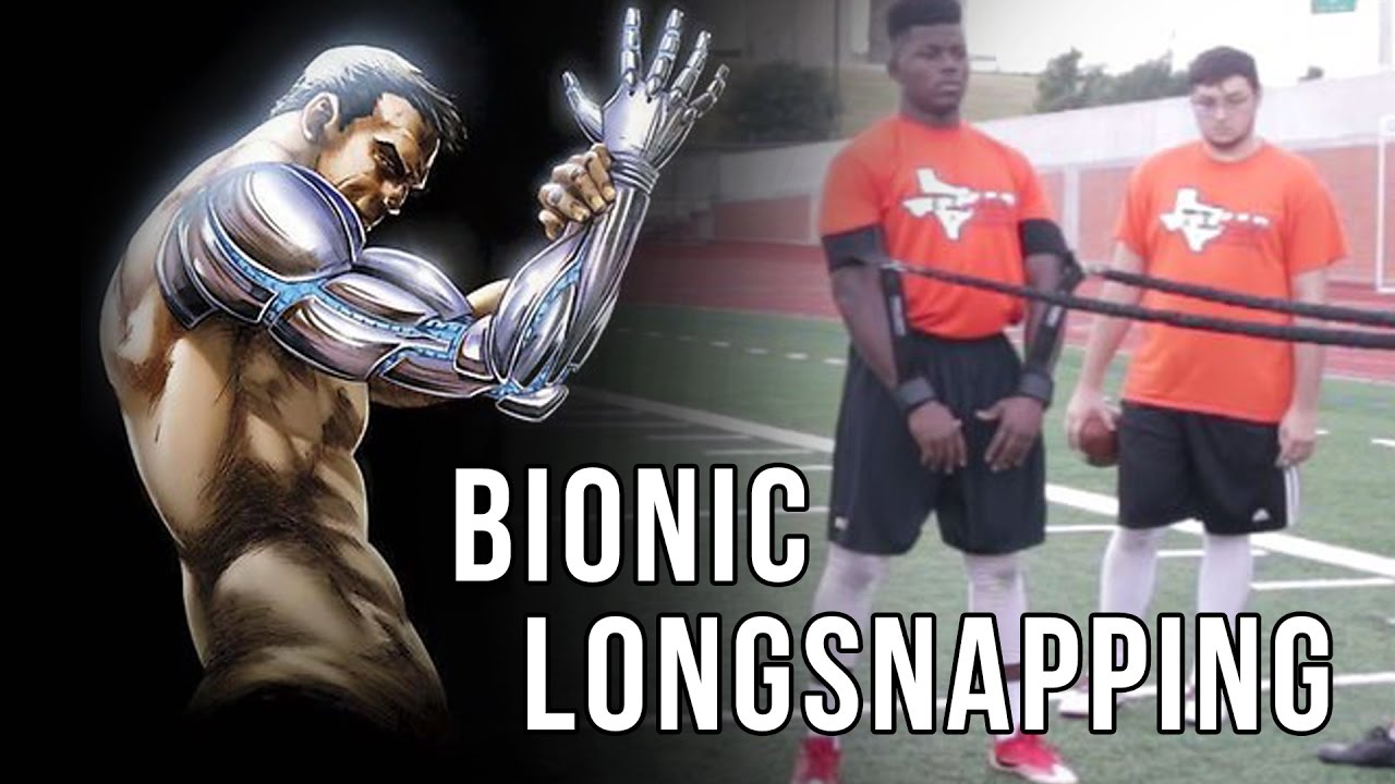 Football Vlog: Bionic Man Long Snapping - YouTube