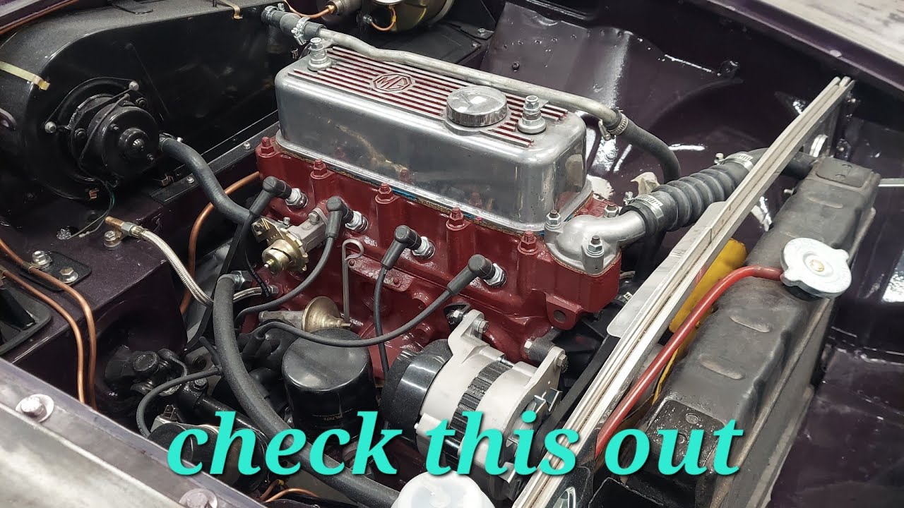 latest mgb gt in for a full repaint let's have a quick walk around ...