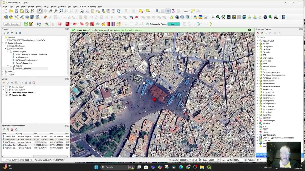 QGIS Essential Plug in 2 Geocoding Tutorial 3 - YouTube