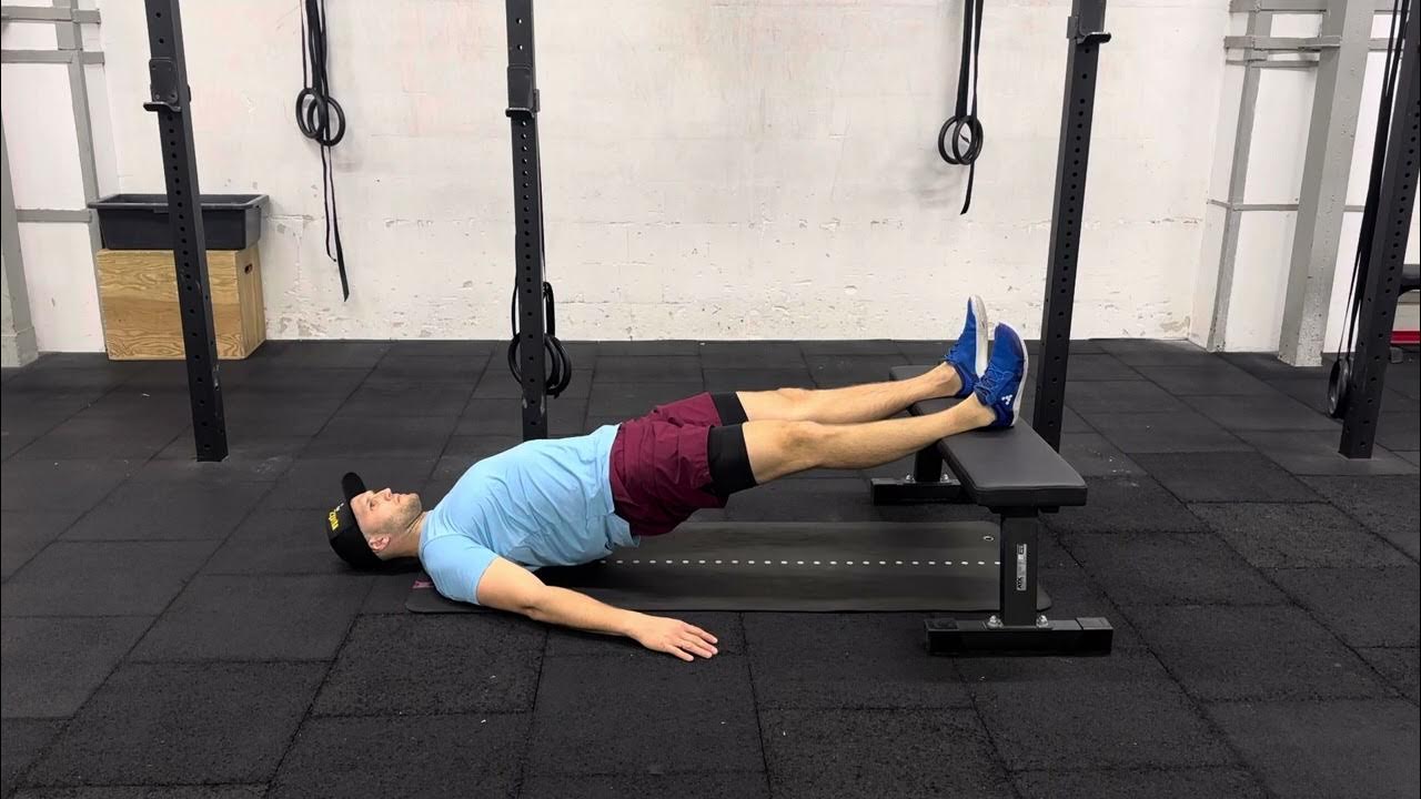 Feet Elevated Reverse Plank - YouTube