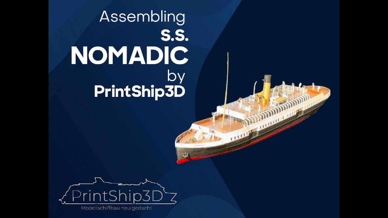 Assembling S.S. NOMADIC - 3D printable RC Model - YouTube
