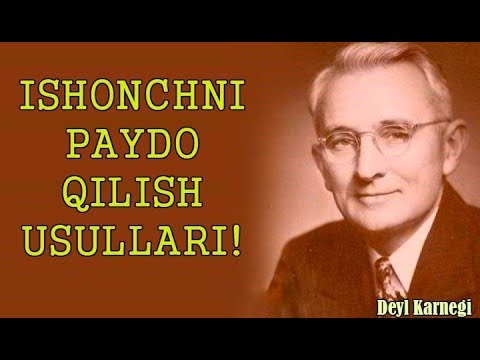 O'ZINGIZGA ISHONCH hosil qiling! -Deyl KARNEGI. (\