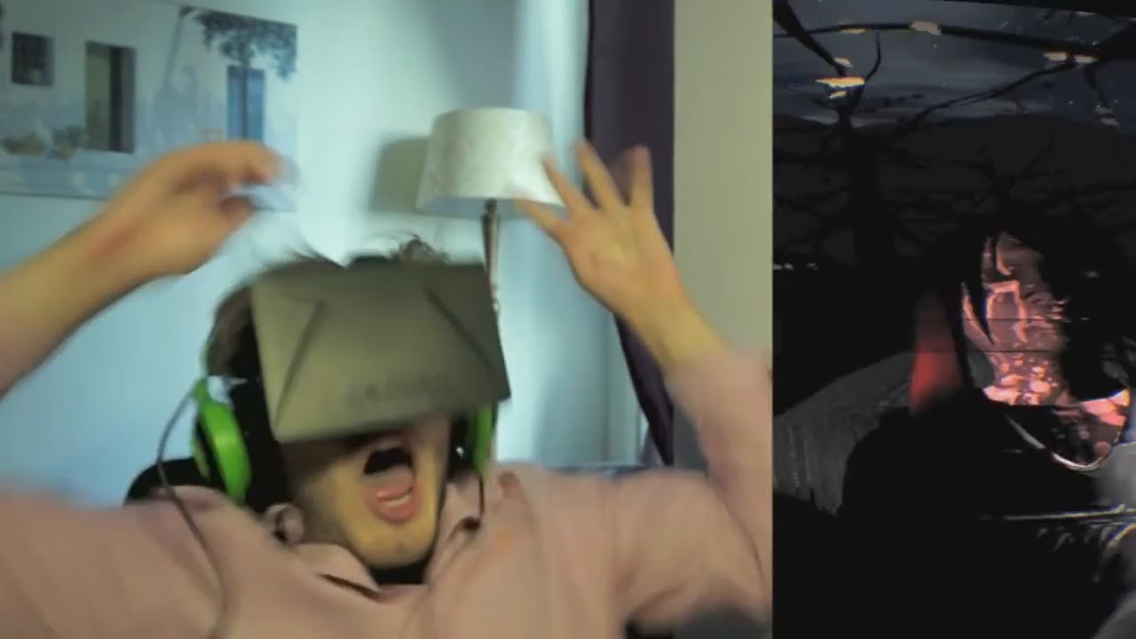 Oculus Rift СКРИМЕР - Alone In The Rift | PewDiePie - YouTube