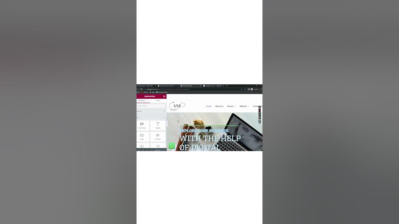 #shorts Add particles in WordPress website #wordpress - YouTube