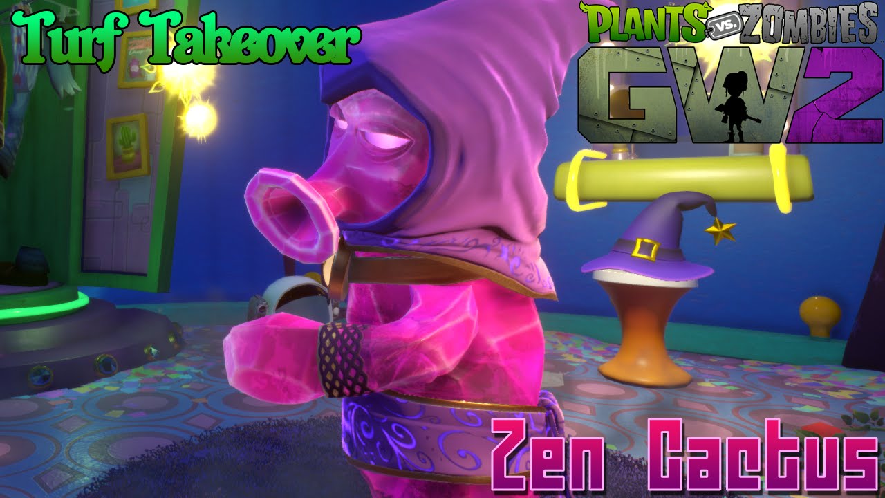 Plants vs. Zombies Garden Warfare 2 - Turf Takeover with Zen Cactus ...