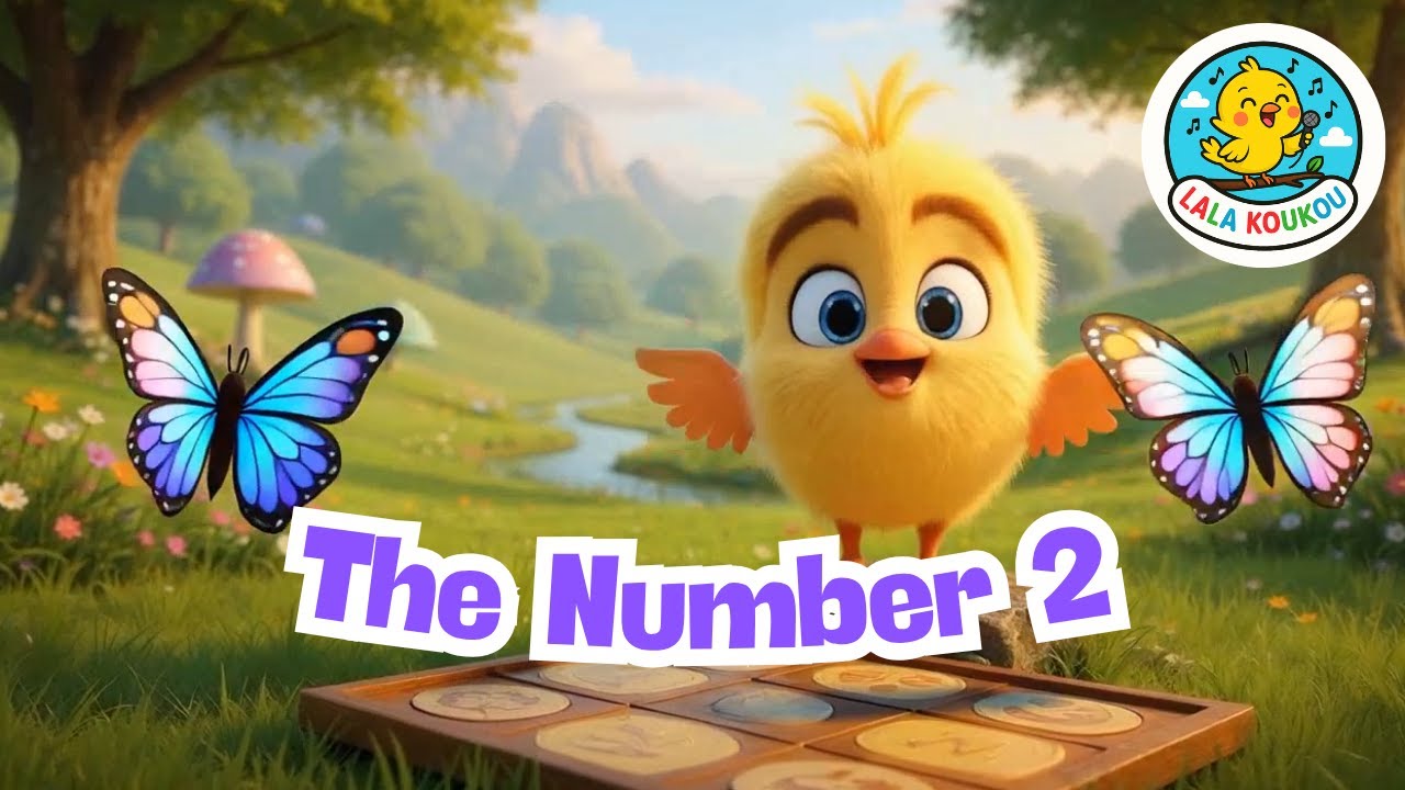 The Number 2!🎵🐥 Nursery Rhymes & Educational Cartoons for Kids | Lala ...