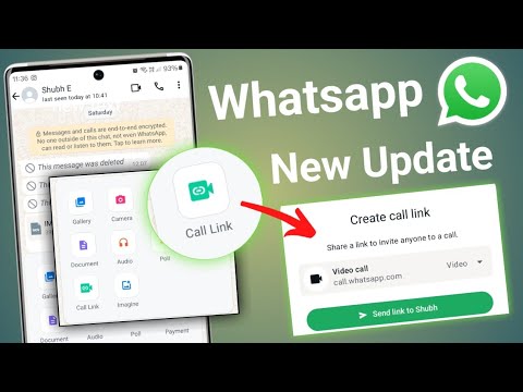 whatsapp new update | Call link whatsapp new feature | Whatsapp update ...