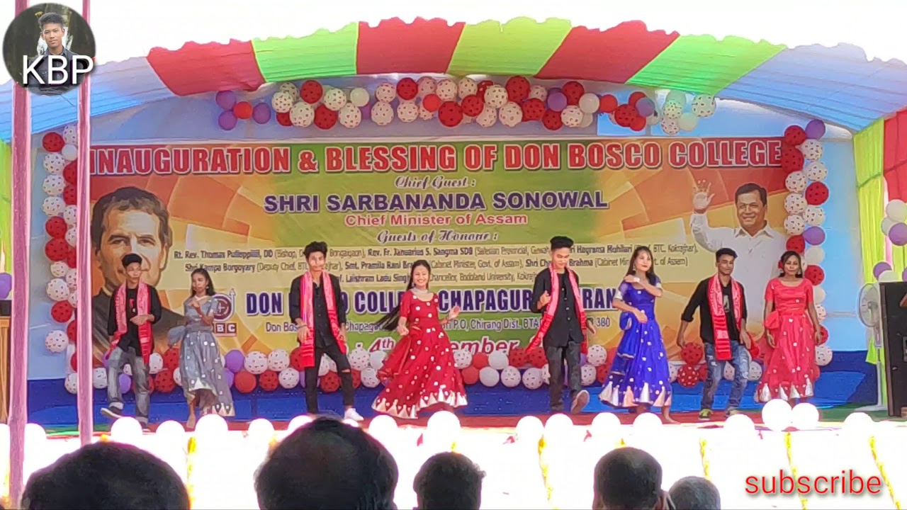 Inauguration of TDC college Don Bosco //mk narzary | daru pike dance ...