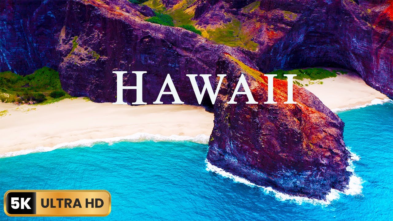 Hawaii 5K - Scenic Relaxation Film With Calming Music - 5K Relaxation ...
