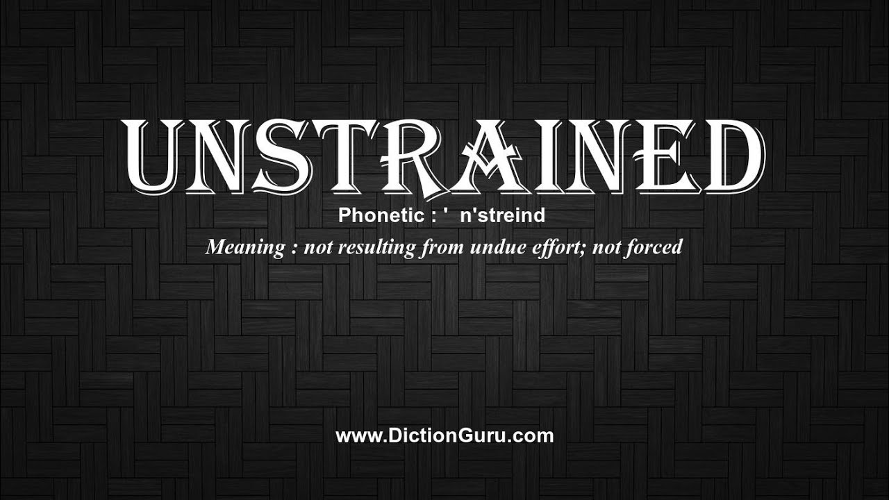 How to Pronounce unstrained with Meaning, Phonetic, Synonyms and ...