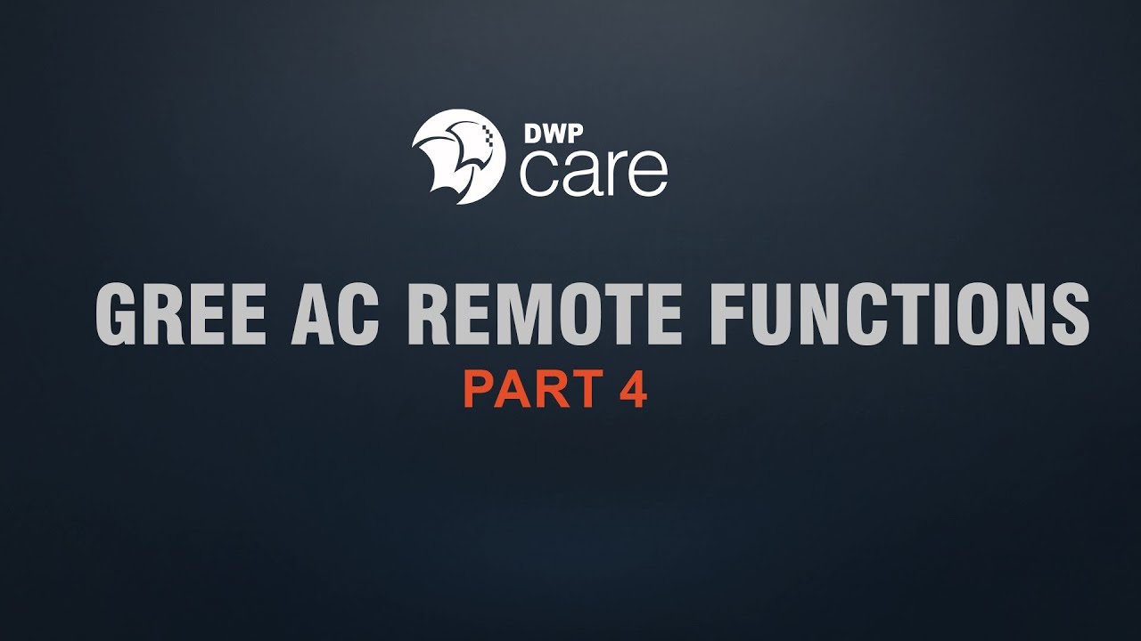 Gree AC Energy Saving & Auto Clean Functions | Gree AC Remote Guide ...