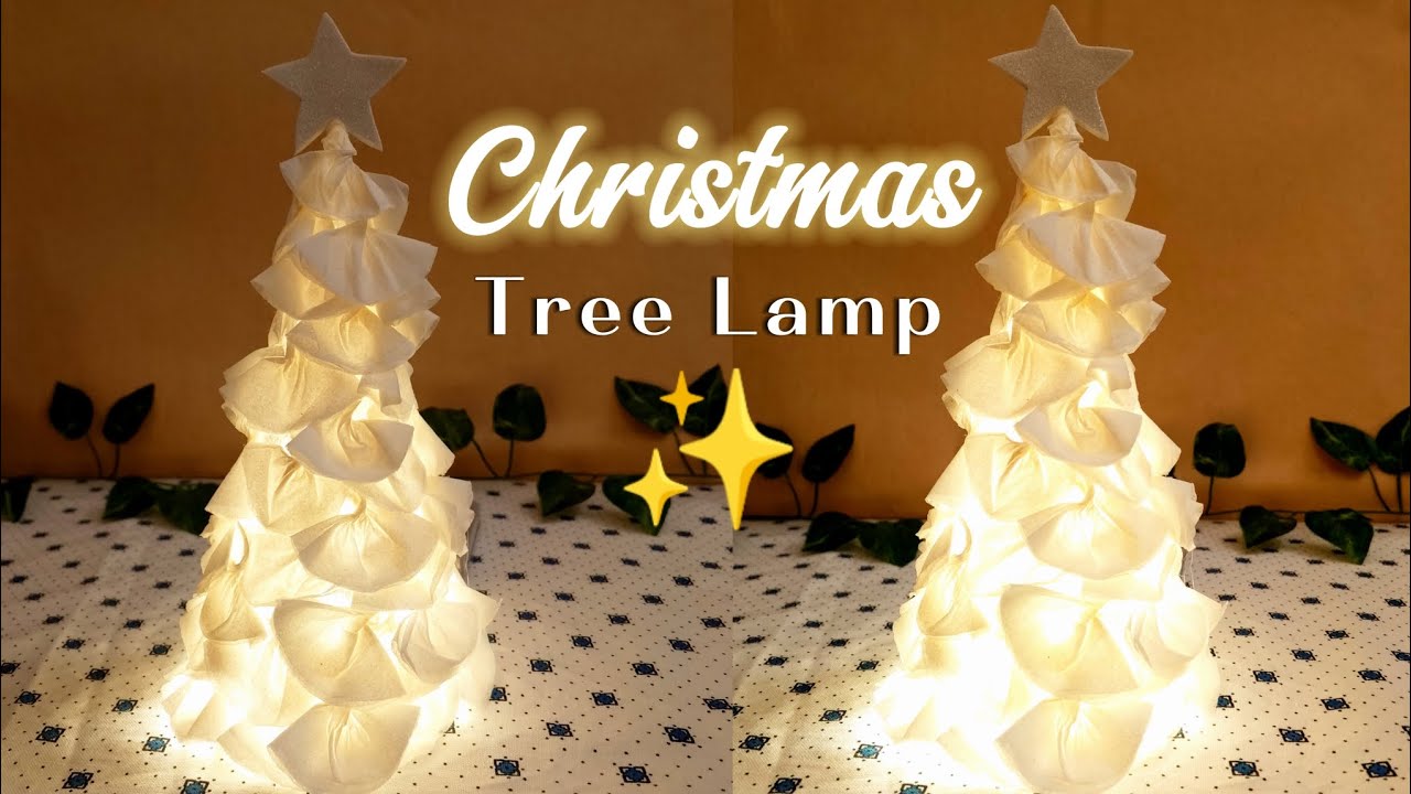 DIY Christmas Tree Lamp Room Decor | Christmas Decoration Ideas | Cute ...