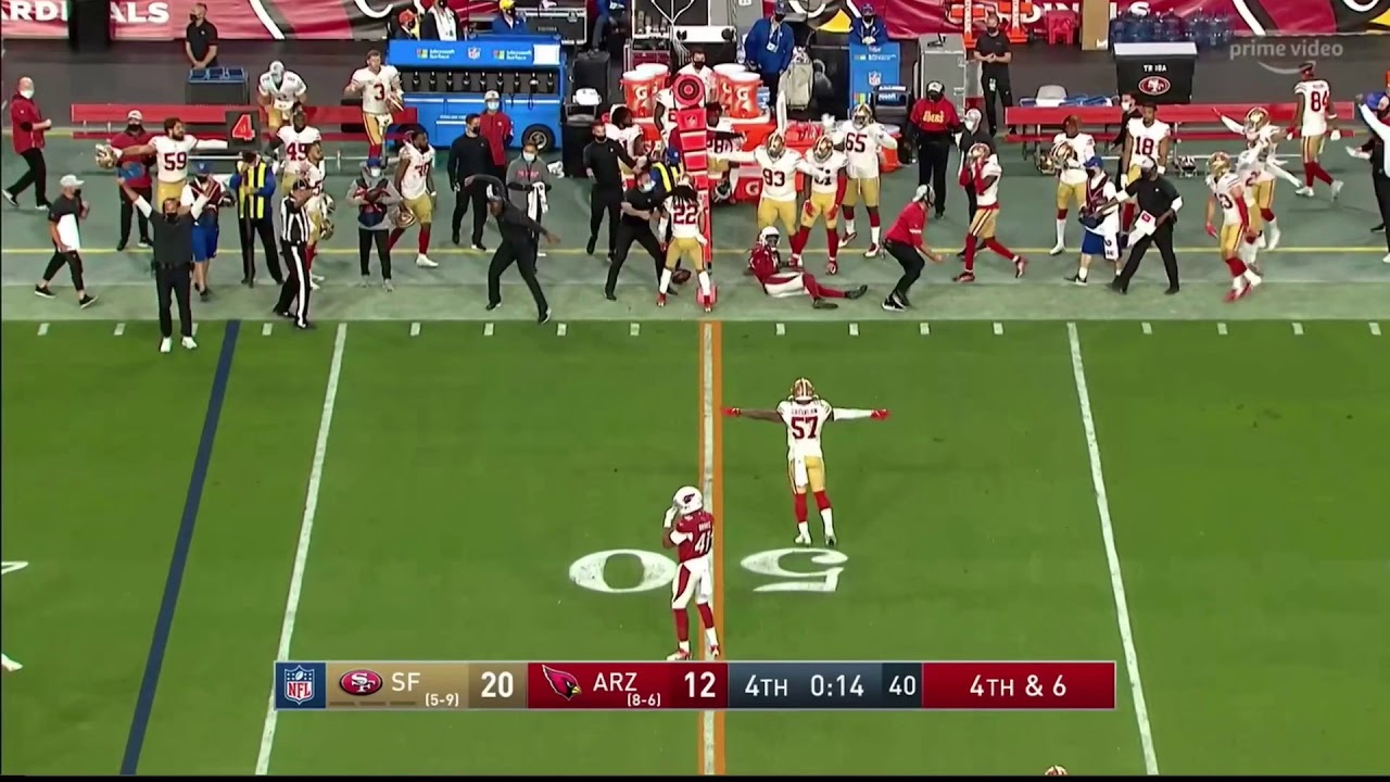 Kyler Murray Gets hit hard by Alex Barrett! 49ERS VS CARDINALS WEEK 16 ...