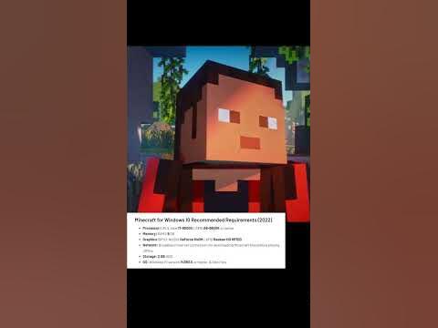 #minecraft system requirements for those who want to know how to pull ...