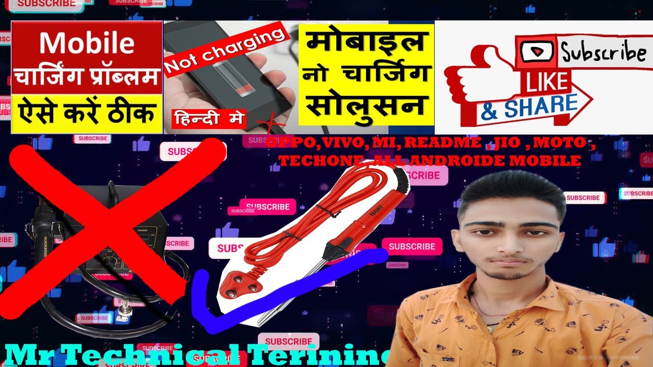 How to fix micro usb charging port all mobile Replace Charging ...