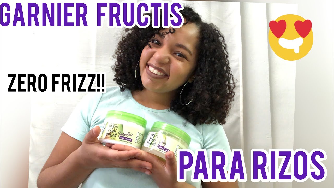 Nuevos productos para el PELO RIZO de Garnier Fructis🍍🥥 - YouTube