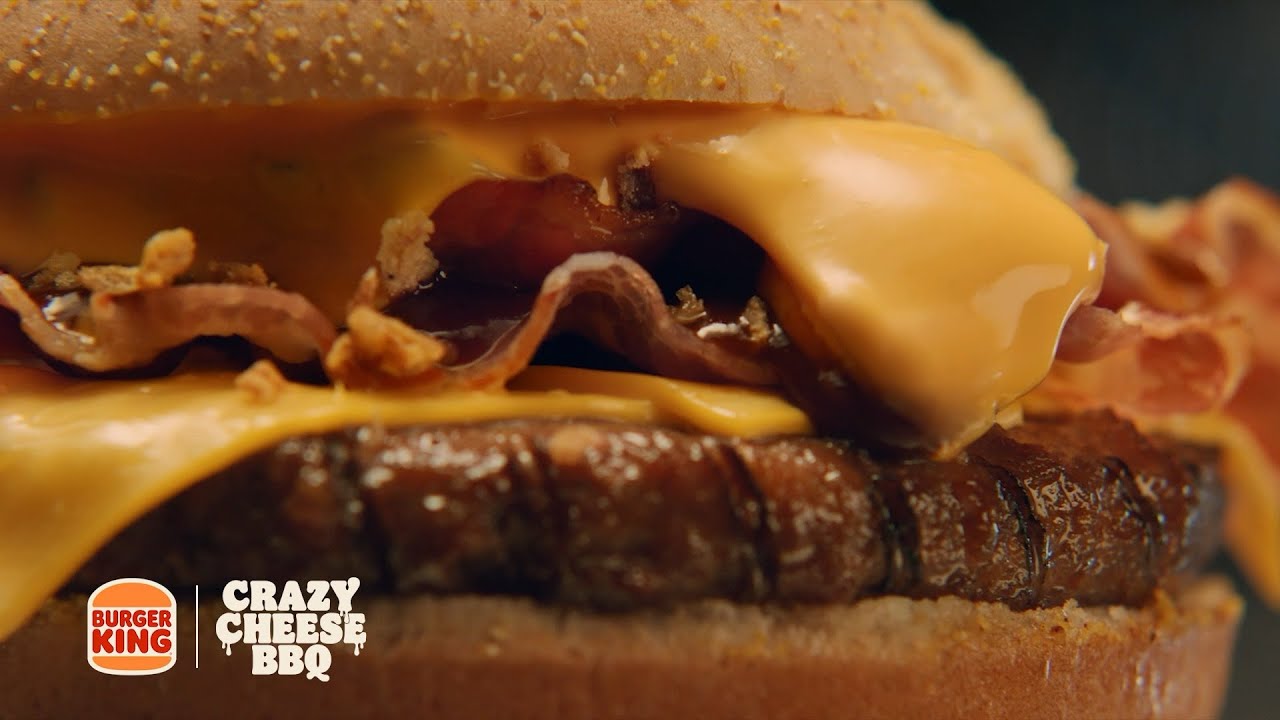 Crazy Cheese BBQ - Burger King - YouTube