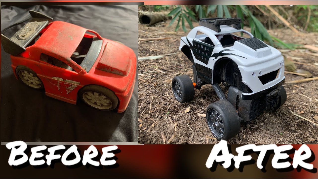 RESTORATION toy car97 abandoned Restoration and transform into off-road ...