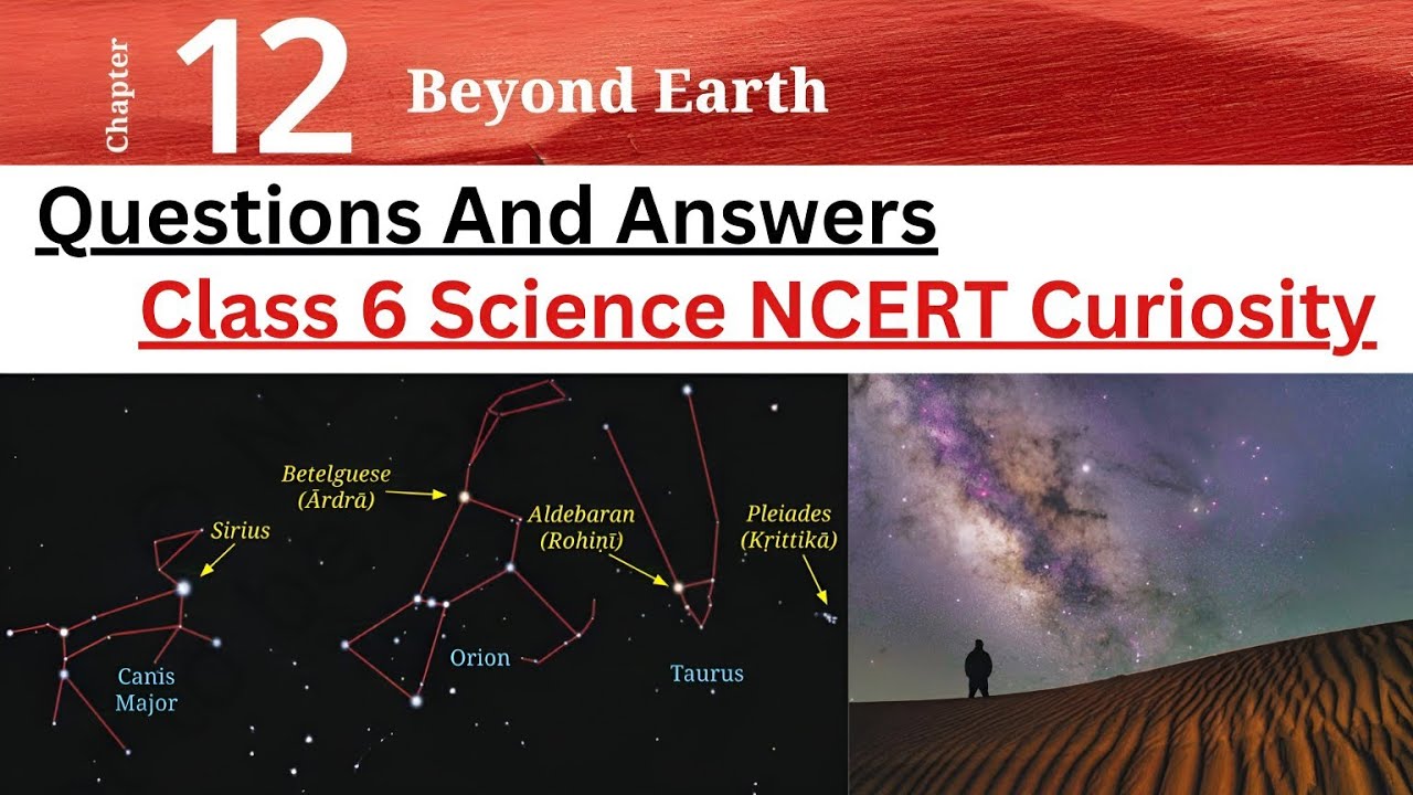 Beyond Earth | Class 6 Science Curiosity Chapter 12 Questions Answers ...
