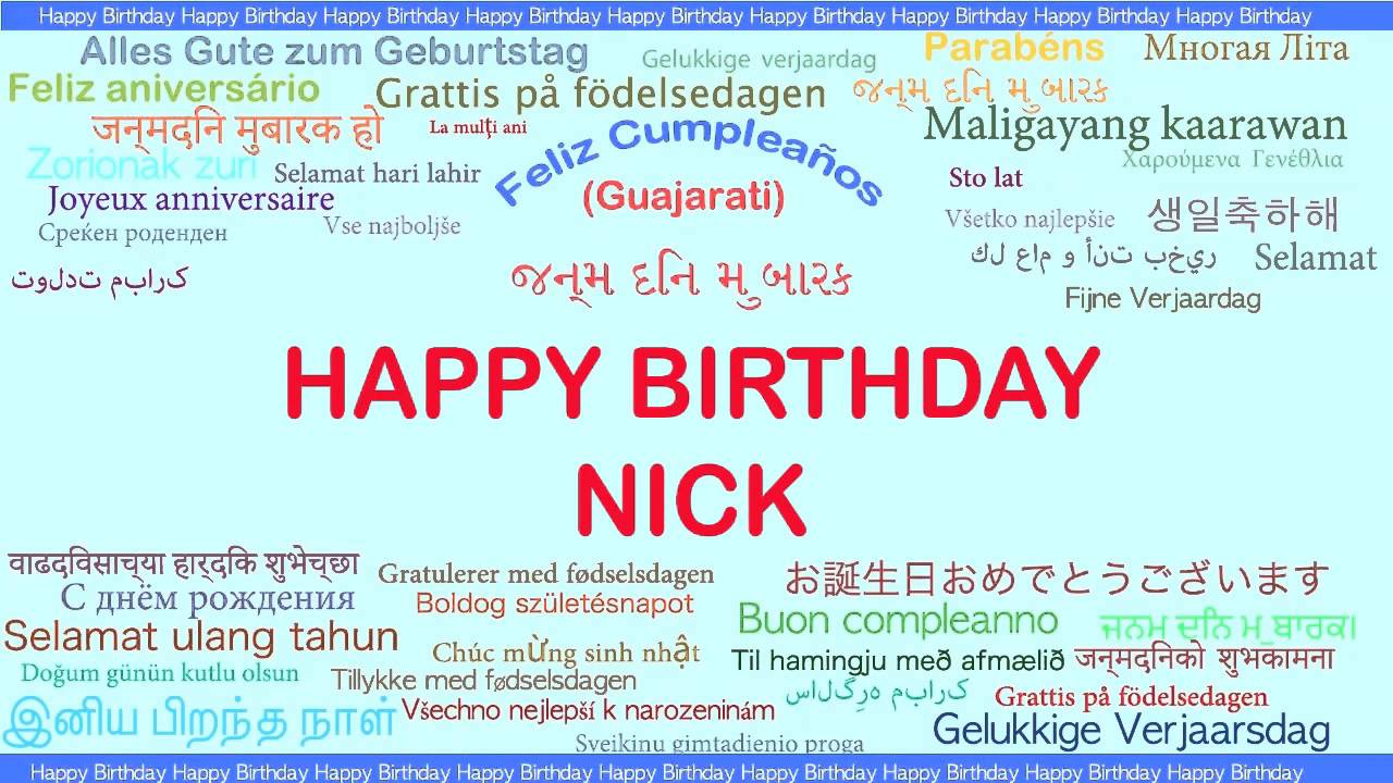 Nick Languages Idiomas - Happy Birthday - YouTube